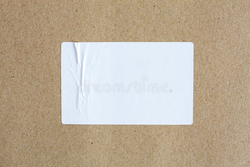 Badly Glued Old Blank Stickers Stock Vector - Illustration of corner ...