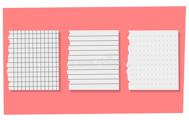 Dotted Line Notebook Stock Illustrations – 750 Dotted Line Notebook ...