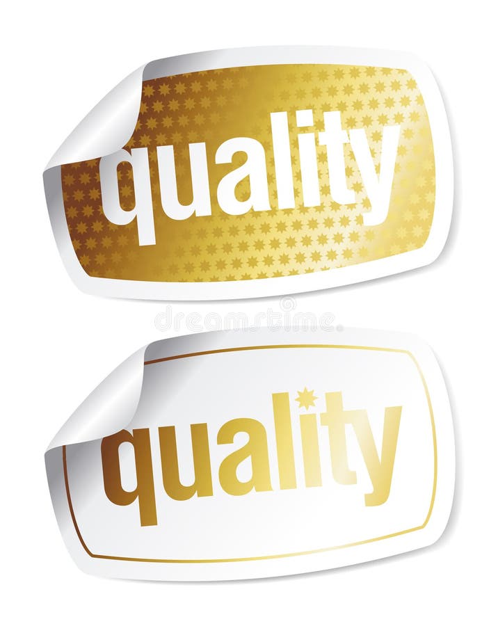 Warranty stickers set stock vector. Illustration of commitment - 15970566