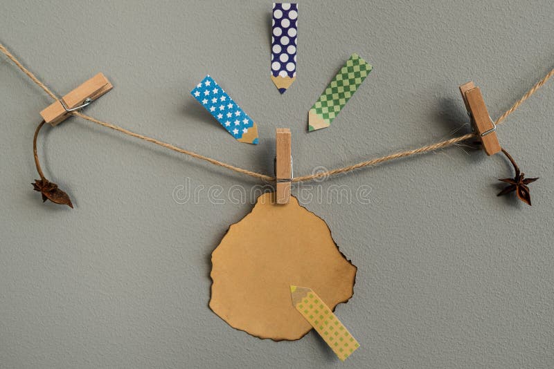 Stickers on the Wall for Notes. Stock Photo - Image of bussy, note ...