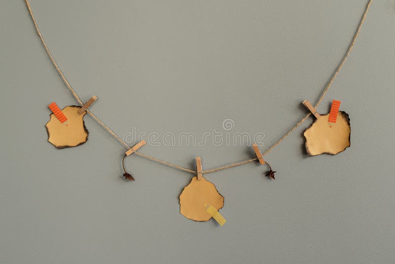 Stickers on the Wall for Notes. Stock Photo - Image of background ...