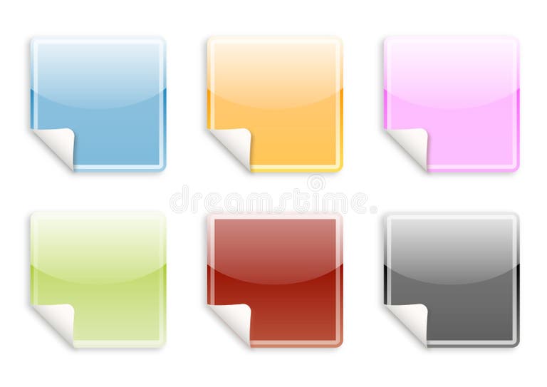 Big Simple Color Stickers Stock Illustrations – 248 Big Simple Color ...