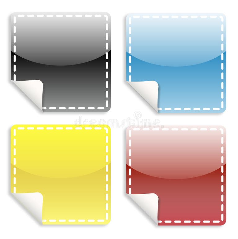 Big Simple Color Stickers Stock Illustrations – 248 Big Simple Color ...