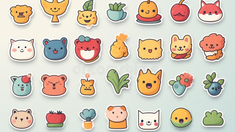 Stickers and stickers stock image. Image of bright, effect - 310401203