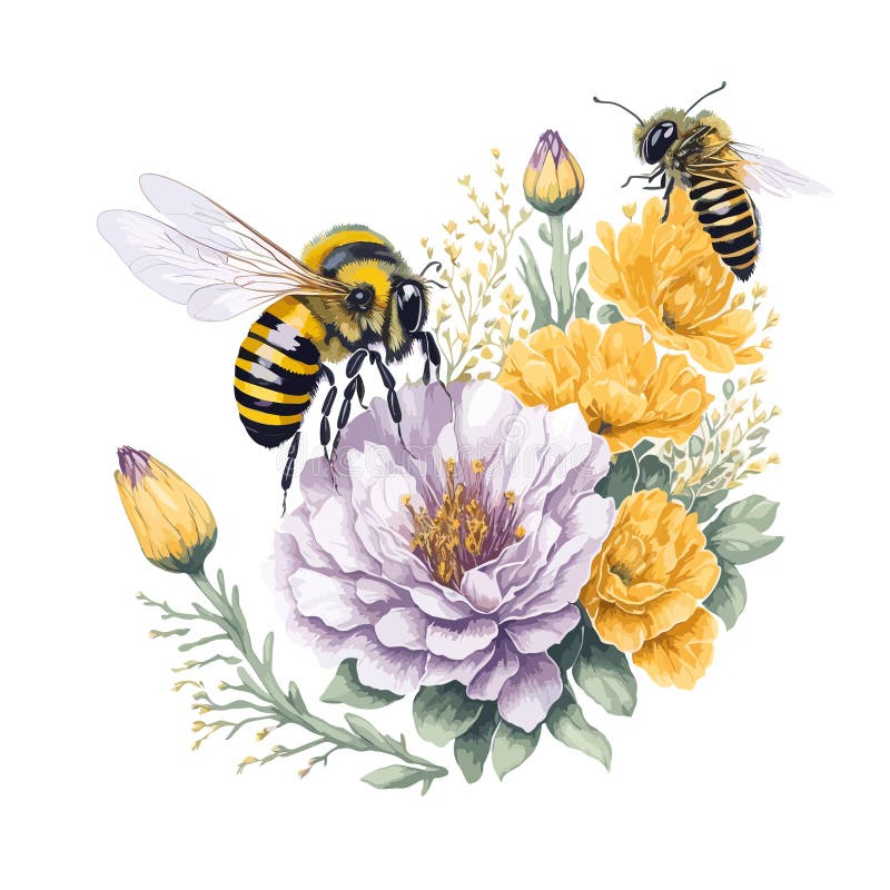Honey Bee Stickers Stock Illustrations – 320 Honey Bee Stickers Stock ...