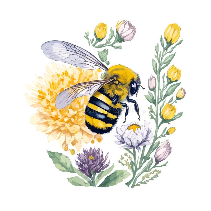 Honey Bee Stickers Stock Illustrations – 320 Honey Bee Stickers Stock ...