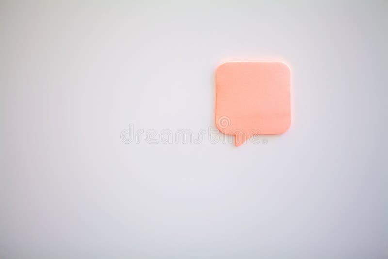 Stickers on White Wall. Empty Space for Text Stock Image - Image of ...