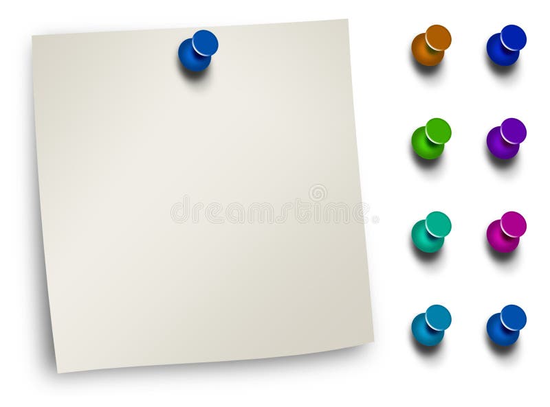 Stickie Note Blank Template for Presentation Layouts and Design Stock ...