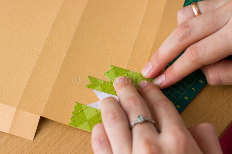 Sticking paper strips stock image. Image of green, sticking - 87626403
