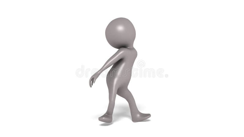 Stickman Animation stock video. Video of rolling, motion - 42297023