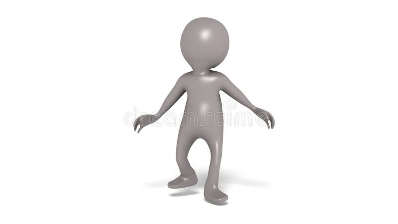 Stickman Animation stock video. Video of rolling, motion - 42297023