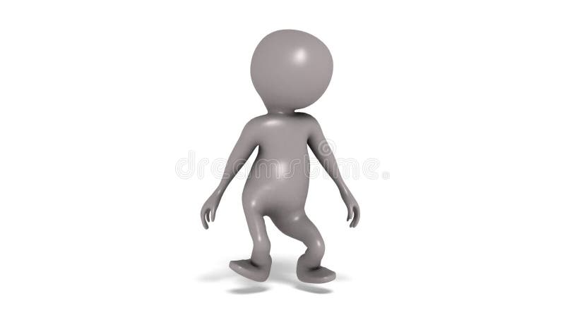 Stickman Animation stock video. Video of rolling, motion - 42297023