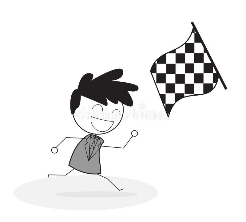 Stickman Cute Interactive and Colorful Design Creative Stock Vector ...