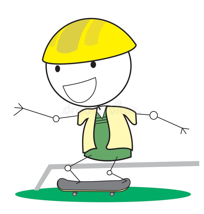 Stickman Cute Interactive and Colorful Design Creative Stock Vector ...