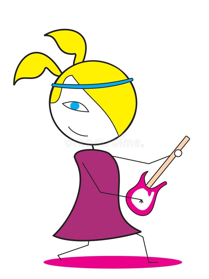 Stickman Cute Interactive and Colorful Design Creative Stock Vector ...