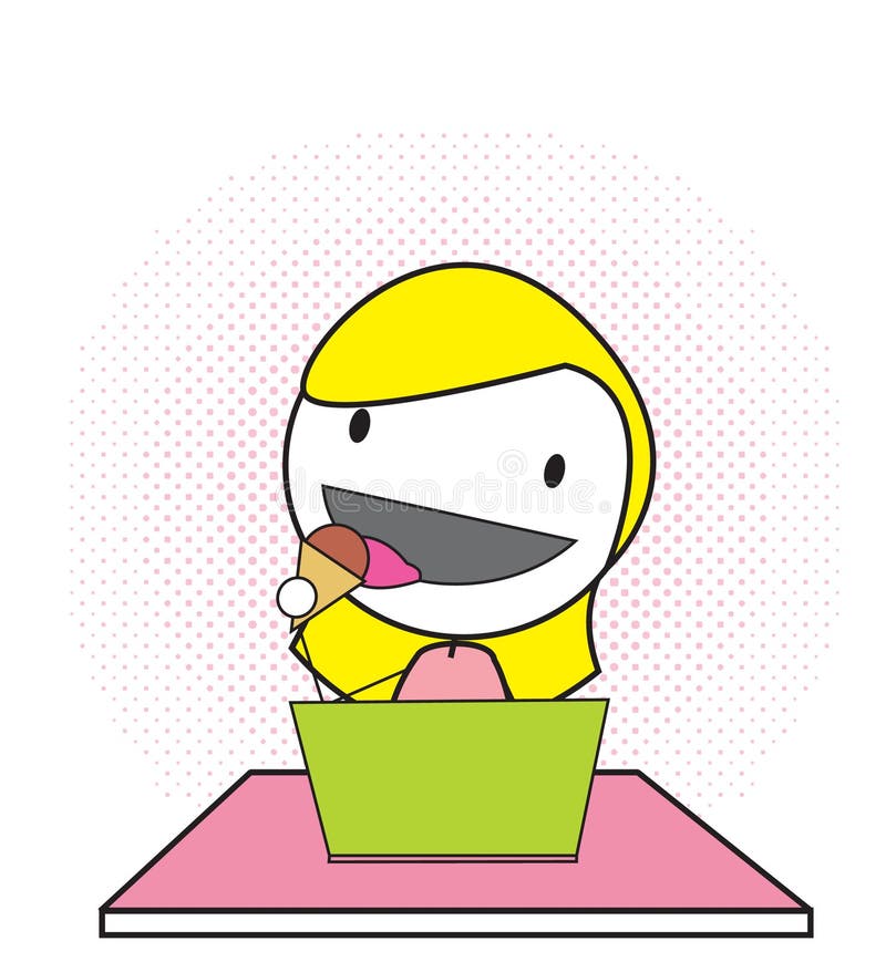 Stickman Cute Interactive and Colorful Design Creative Stock Vector ...