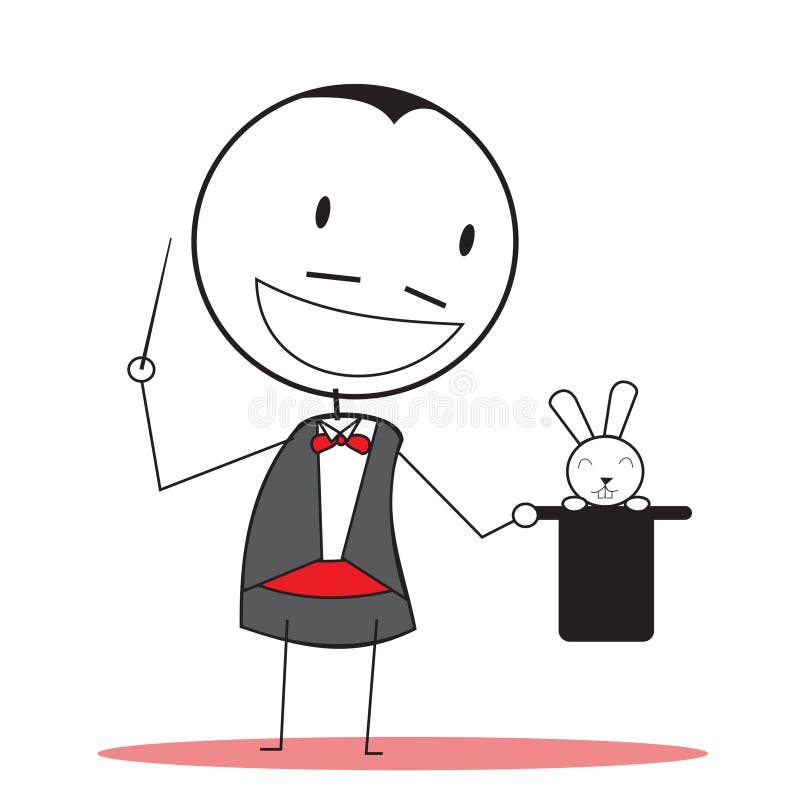 Stickman Cute Interactive and Colorful Design Creative Stock Vector ...