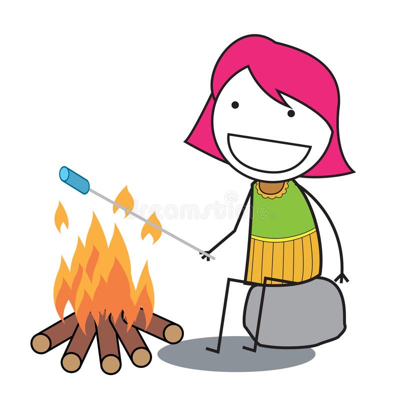 Stickman Cute Interactive Design Creative Stock Vector - Illustration ...