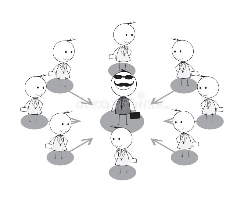 Stickman Cute Interactive Design Creative Stock Vector - Illustration ...