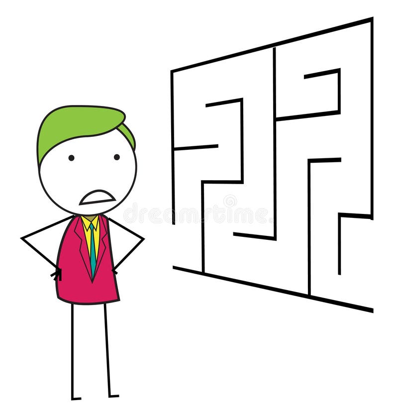 Stickman Cute Interactive and Colorful Design Creative Stock Vector ...