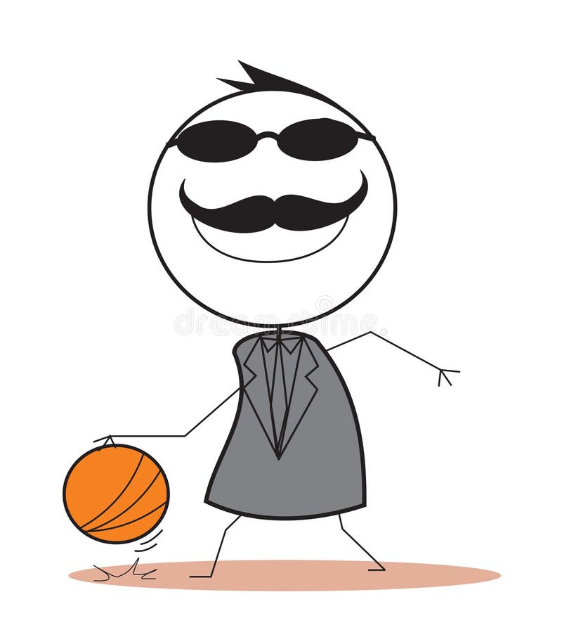 Stickman Cute Interactive and Colorful Design Creative Stock Vector ...