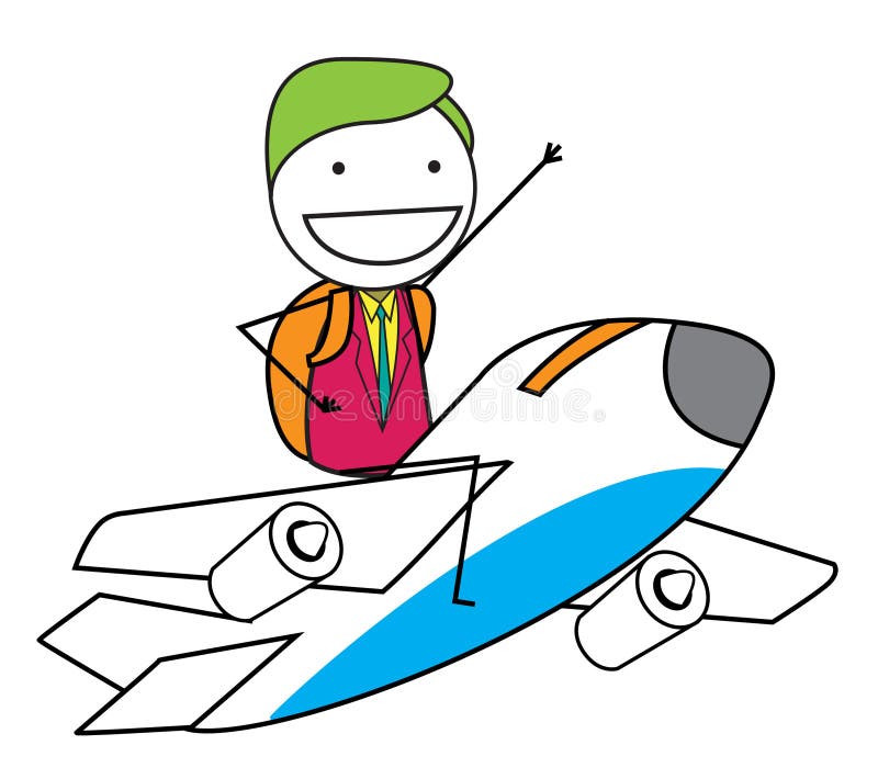 Stickman Cute Interactive Design Creative Stock Vector - Illustration ...