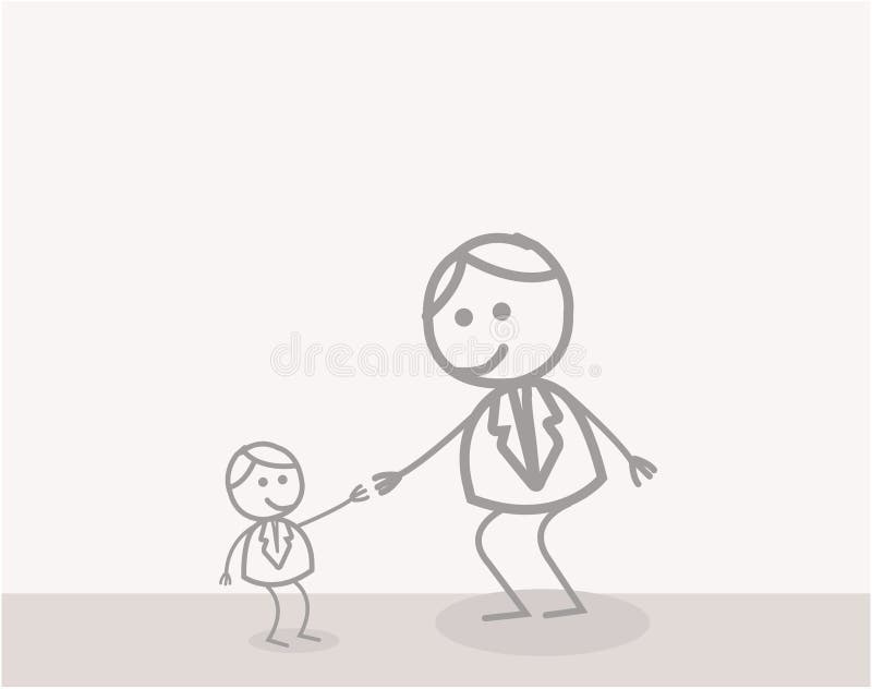 Stickman Illustration Cute Profession Creative Stock Vector ...