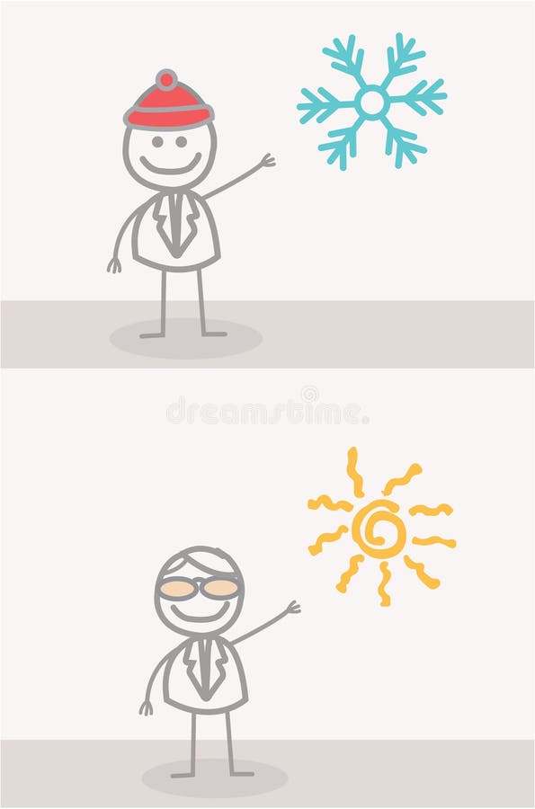 Stickman Illustration Cute Profession Creative Stock Vector ...