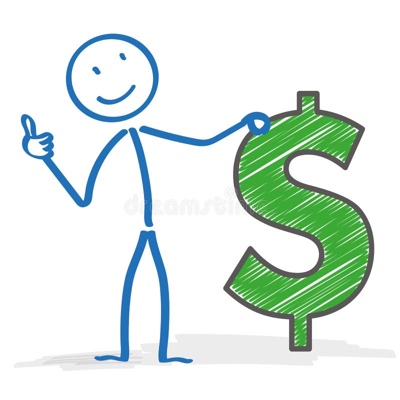 Stickman Money Stock Illustrations – 727 Stickman Money Stock ...