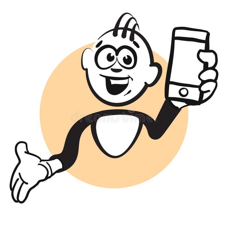Stickman Emotion Mobile Phone Stock Illustrations – 9 Stickman Emotion ...