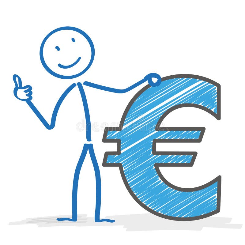 Stickman Euro Stock Illustrations – 88 Stickman Euro Stock ...