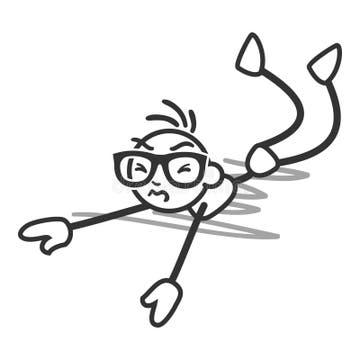 Stickman Falling Stock Illustrations – 412 Stickman Falling Stock ...