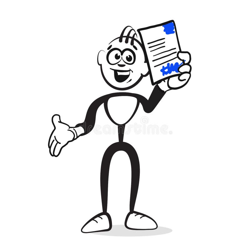 Blue Stick Figure Solution Stock Illustrations – 45 Blue Stick Figure ...