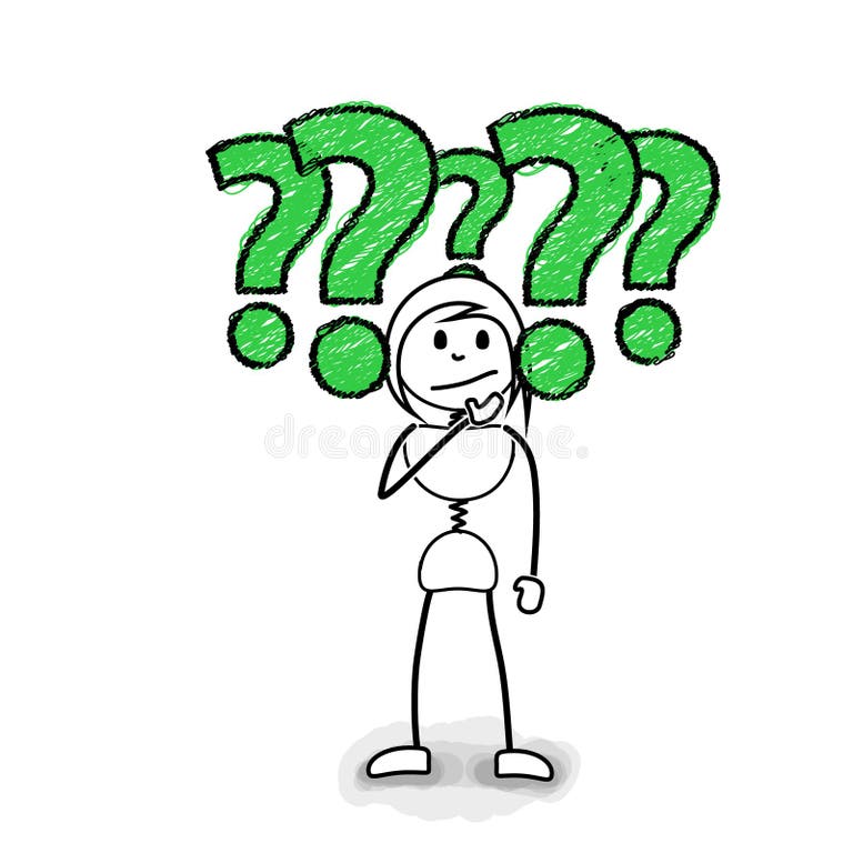 Stickman Question Stock Illustrations – 916 Stickman Question Stock ...