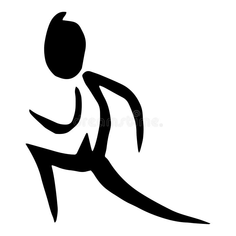 Stickman Running Png