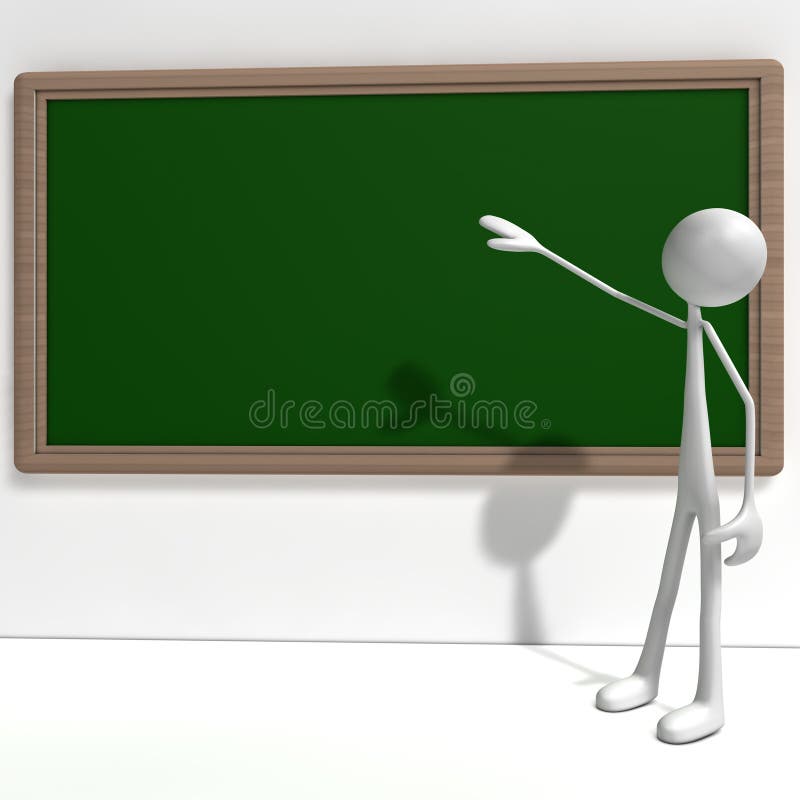 Stickman - school stock illustration. Illustration of teacher - 24044299