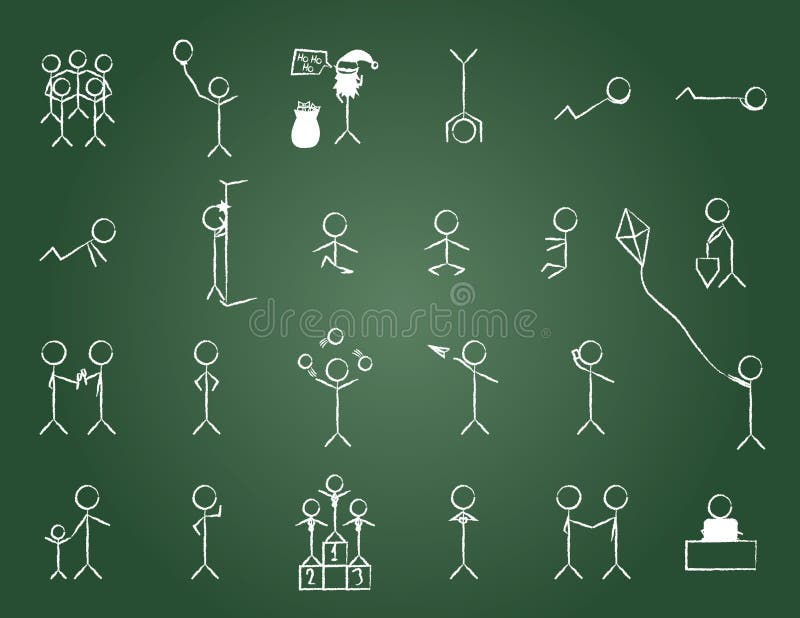 Stickman Exercise Stock Illustrations – 644 Stickman Exercise Stock ...