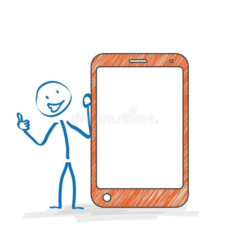 Stickman Phone Stock Illustrations – 430 Stickman Phone Stock ...