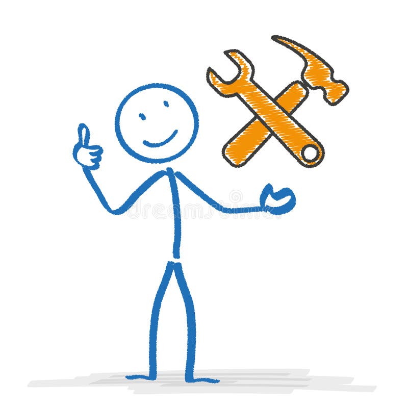 Repair Shop 3D People Service Stock Illustration - Illustration of ...