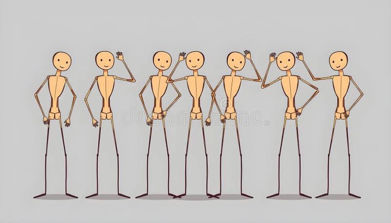 Stickman stock illustration. Illustration of succeed - 353745978