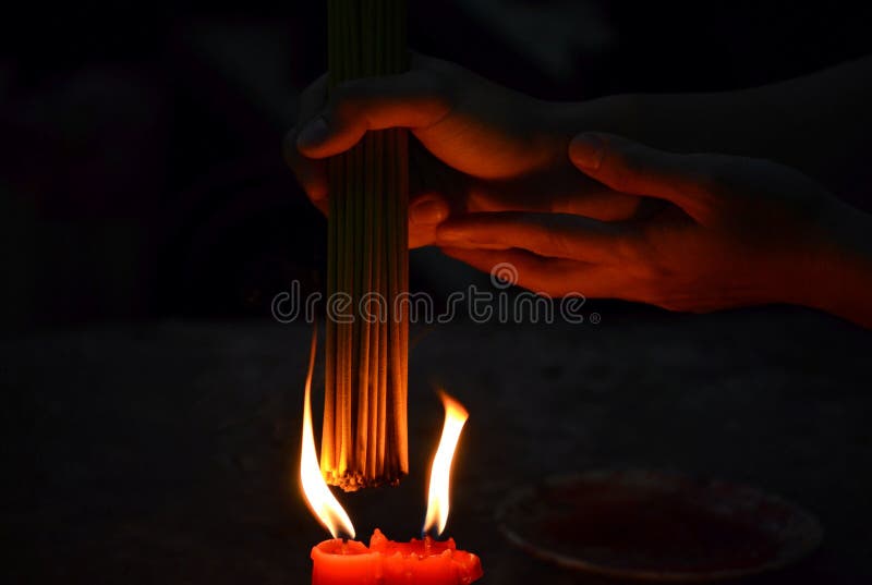 Hand Holding Sticks in Fire Stock Photo - Image of finger, hand: 56083768