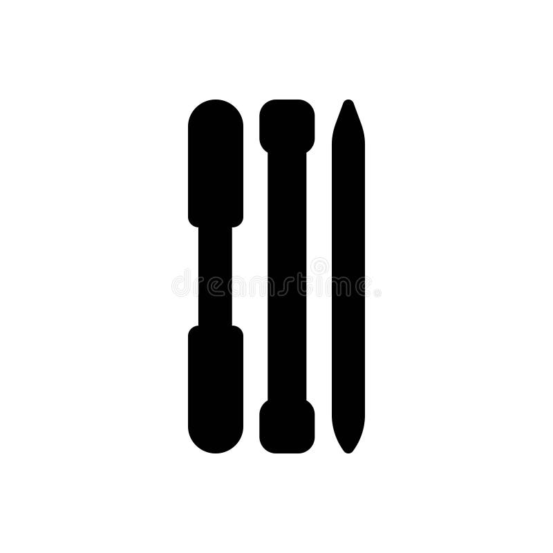 Black Solid Icon for Sticks, Timber and Piece of Wood Stock ...