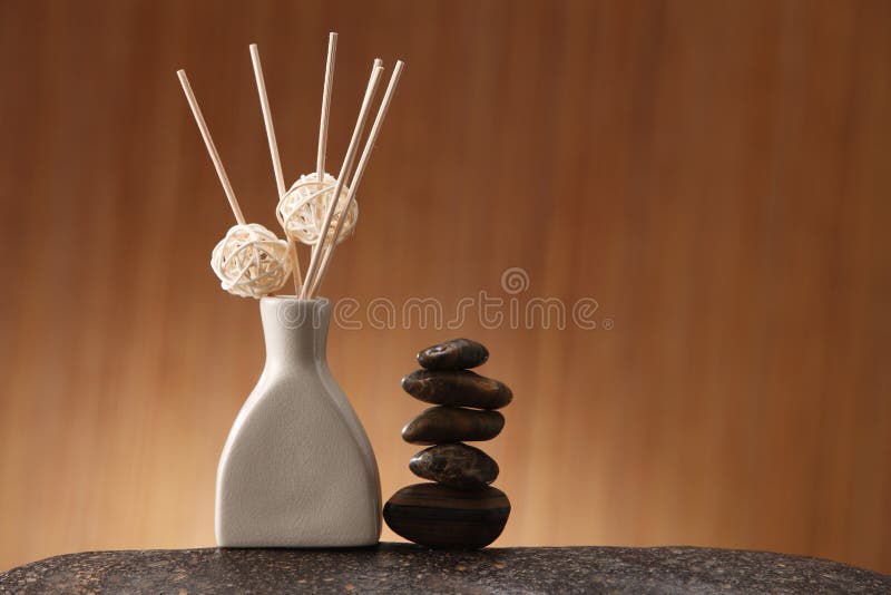 Sticks of Incense in Ceramic Jar Stock Photo - Image of tranquility ...