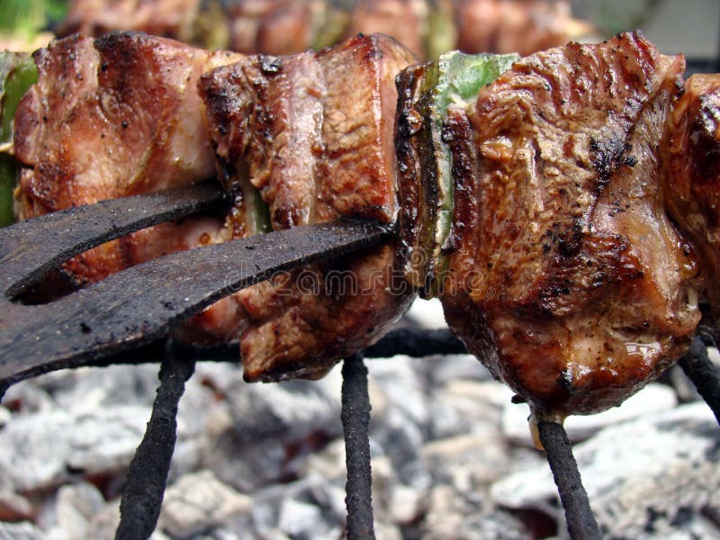 Meat on the sticks stock image. Image of eastern, dining - 27883379