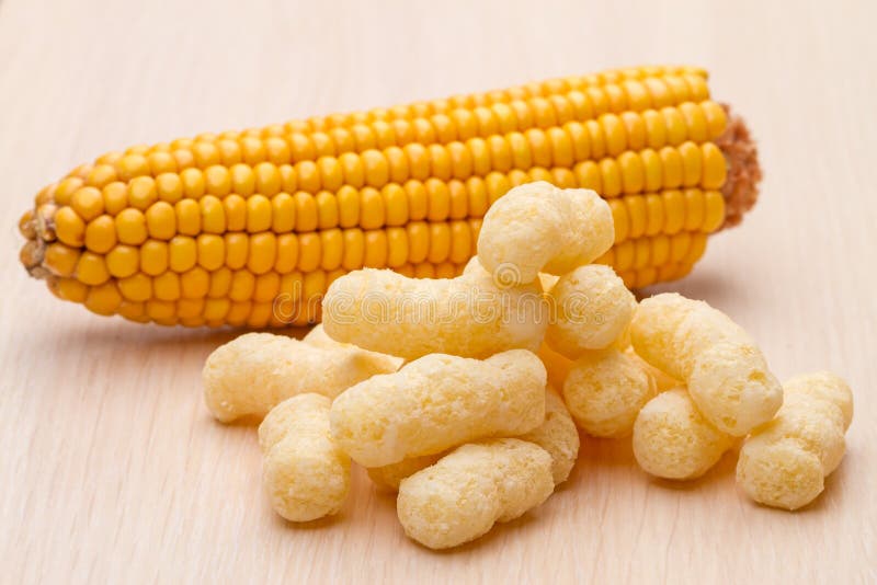 Sticks Sweet Corn and Corncob Stock Photo - Image of organic ...