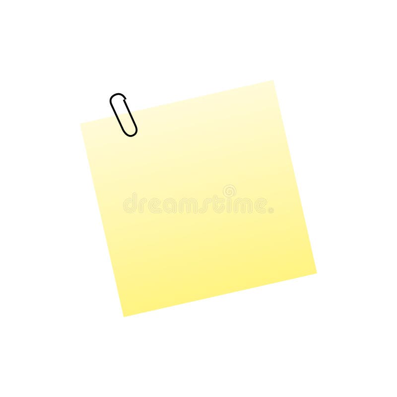 Sticky or Adhesive Note Icon Image Stock Vector - Illustration of ...