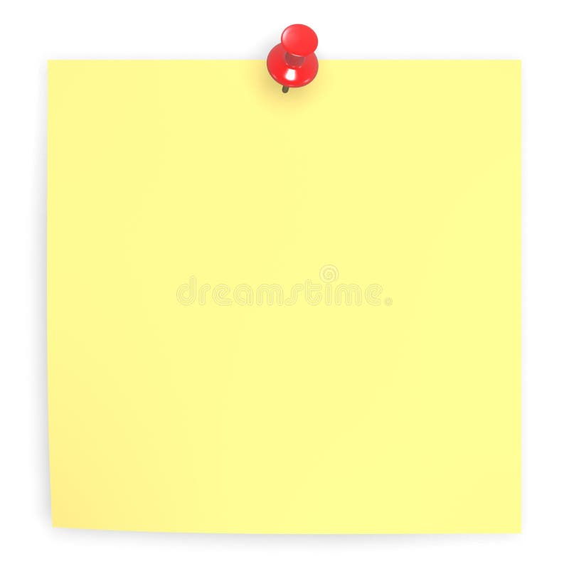 Sticky blank note stock illustration. Illustration of commercial - 2223908