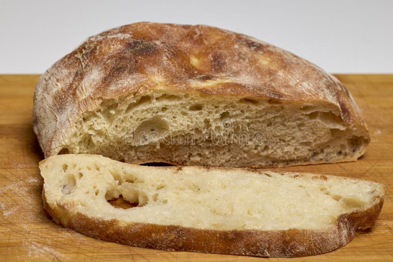 Sticky Bread on a Wooden Table Stock Image - Image of organic, food ...