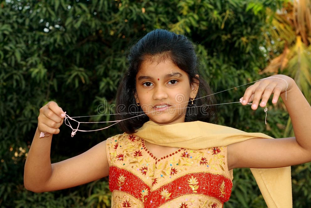 This is a Sticky Bubblegum Thread Stock Image - Image of child ...