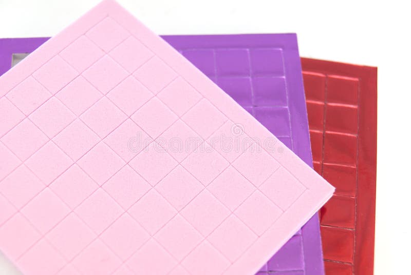 Sticky craft squares stock photo. Image of sticky, purple - 28910984